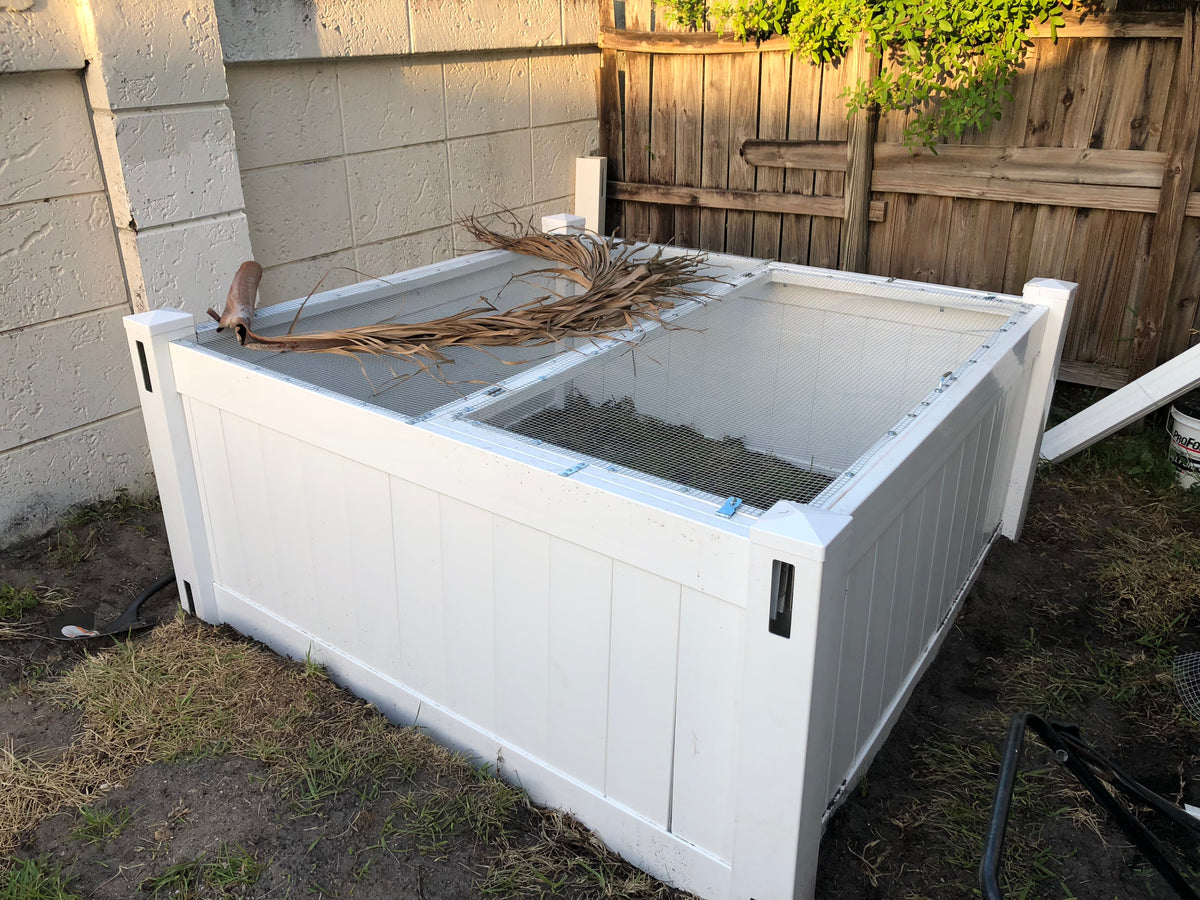 We finished building our first tegu cage! FINALLY! – TikisGeckos